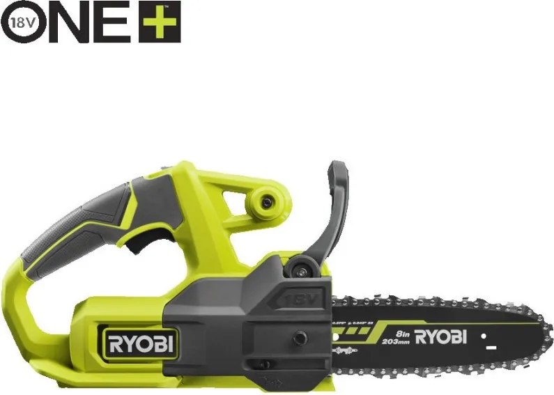 aku 18V řetězová pila ONE+ (bez baterie a nabíječky) Ryobi RY18CS20A-0