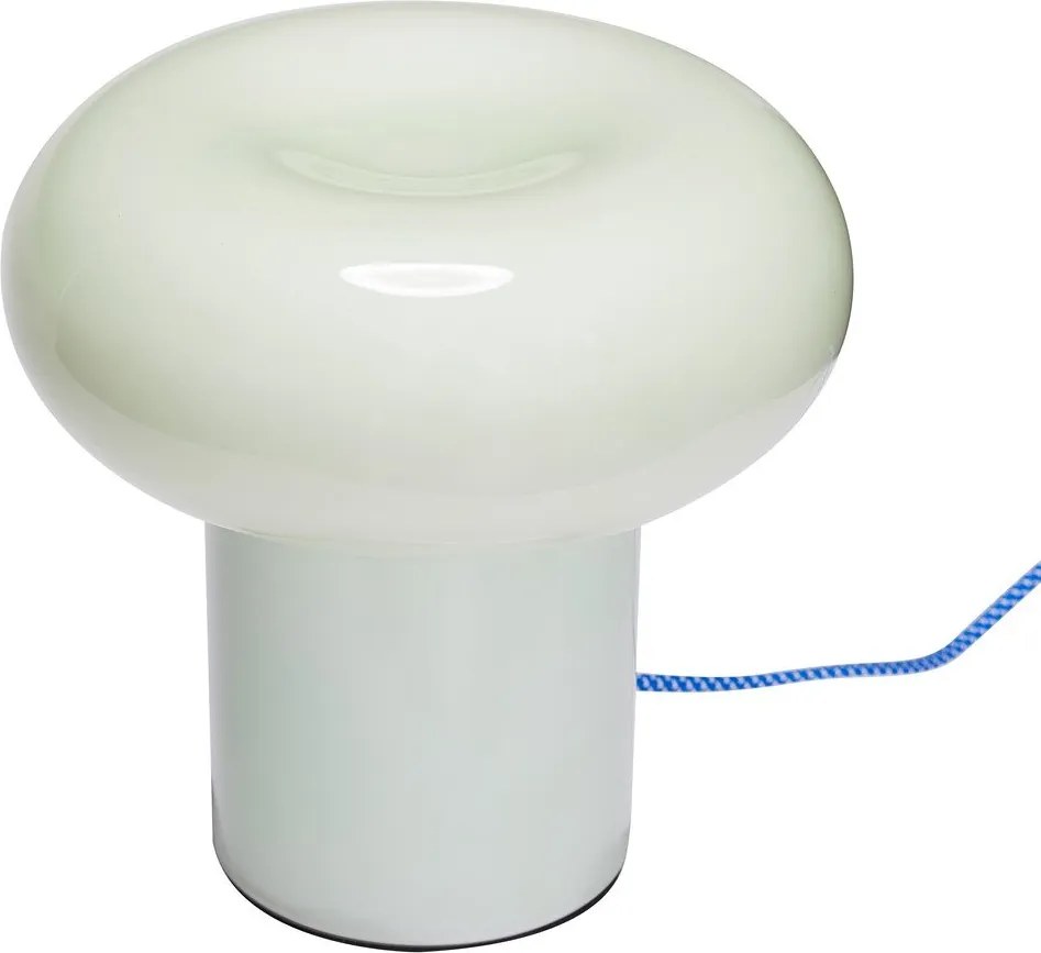 Světle zelená skleněná stolní lampa (výška 22 cm) Hues – Hübsch