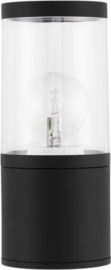 NV 9002873 Venkovní nástěnné svítidlo CETERA černý hliník a akryl E27 1x12W 220-240V IP54 bez žárovky - NOVA LUCE