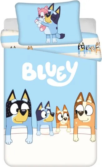 Jerry Fabrics Povlečení do postýlky Bluey baby 100x135, 40x60 cm