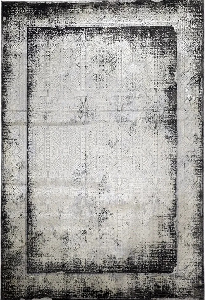 BE Koberec Deluxe 9090 GREY - šedý obdélníkový Rozměr: 60x100 cm