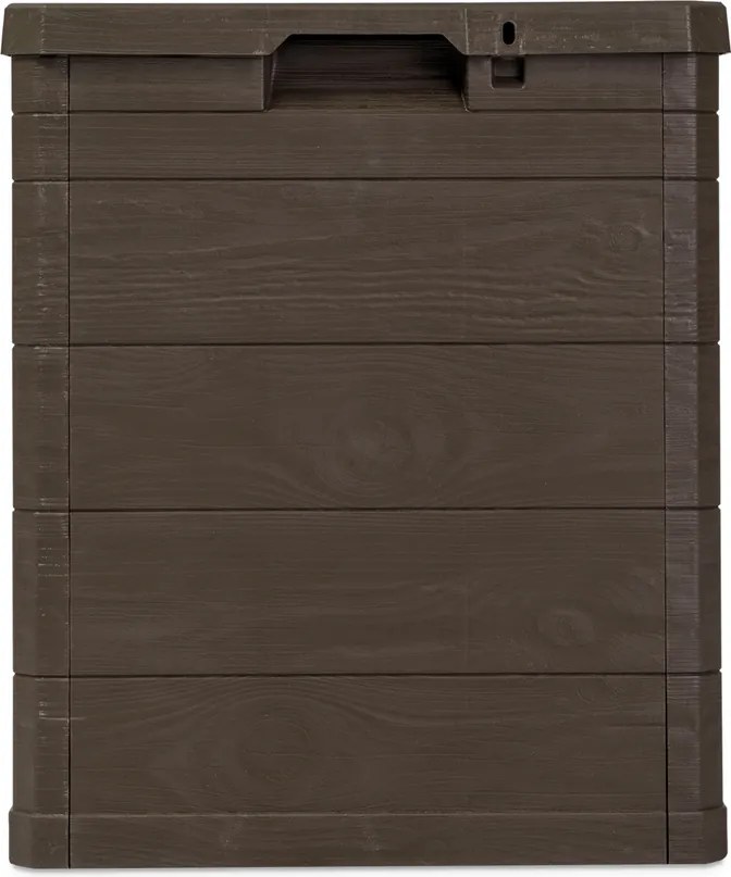 TOOMAX WOODYS zahradní plastový úložný box 160 L - hnědá