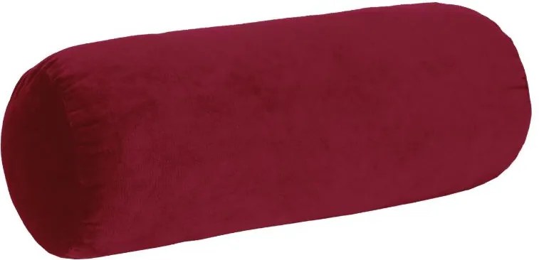 SCANquilt polštářek - válec VELVET vínová 15 x 40 cm