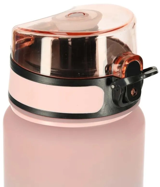 Creative Corner Láhev na vodu bidon s brčkem sportovní 600ml růžovo-modrá