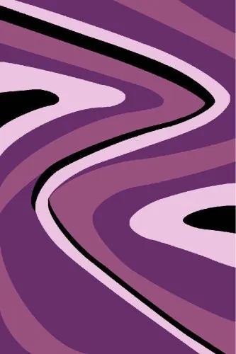 Vopi | Koberec Hansadim 8206-V - 300 x 400 cm, fialový