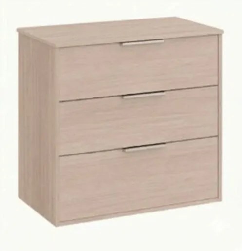 Roca Optica koupelnová skříňka bez umyvadla 58,5x75,7x45,5 cm světlý dub OPTDESK603ZJ