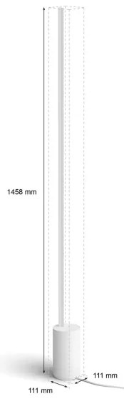 Philips - LED RGBW Stmívatelná stojací lampa Hue SIGNE LED/29W/230V 2000-6500K