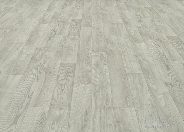 Breno PVC BLACKTEX White Oak 979L – světle šedé dřevo, šíře 400 cm