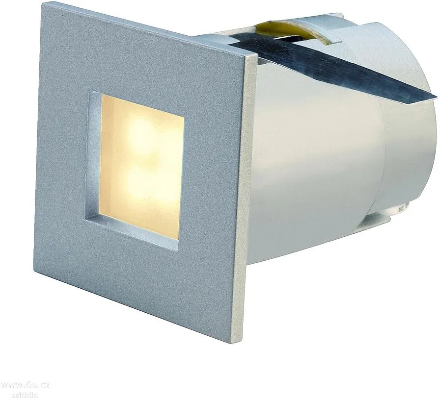 SLV Big White 112712 Mini Frame LED, zápustné svítidlo  do stěny, LED 1x0,3W, 4x4cm, teple bílá barva světla