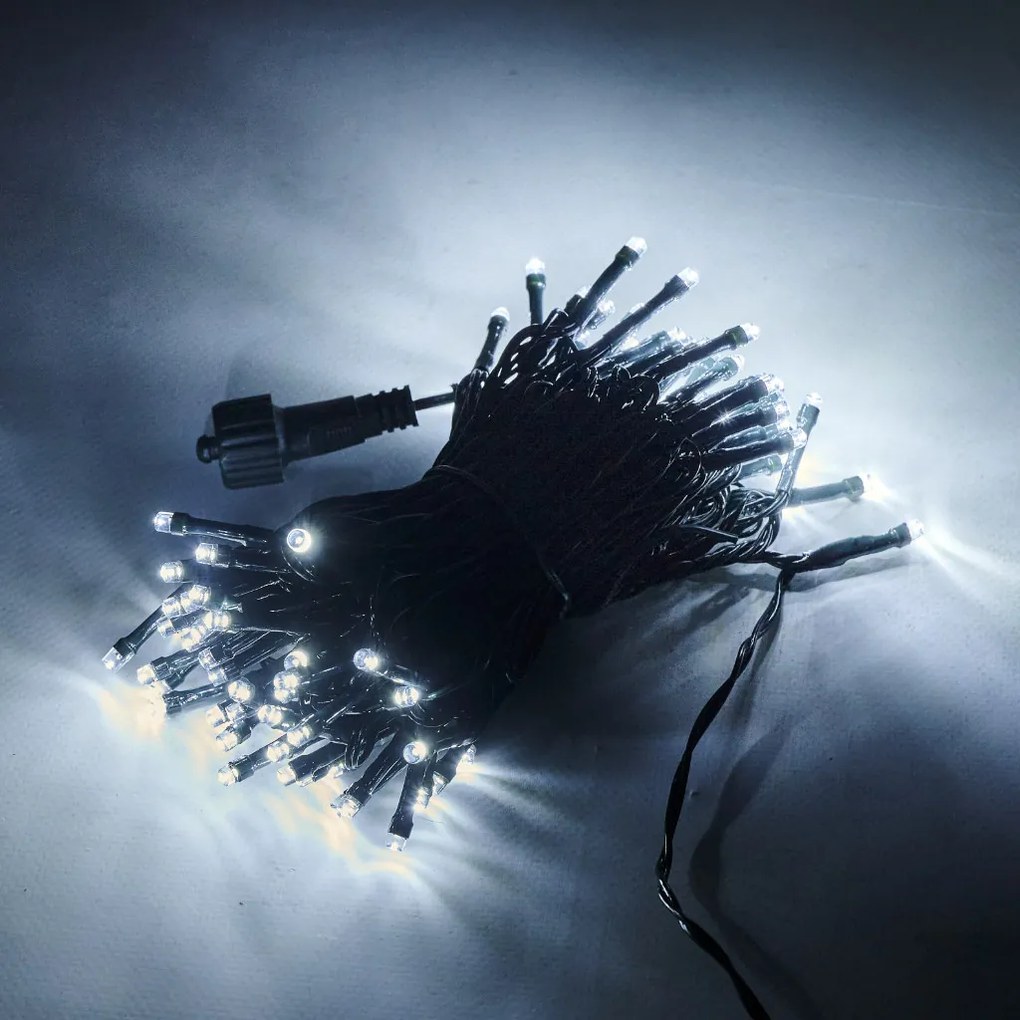 Creative Corner LED světelný řetěz 10m 100LED studená bílá