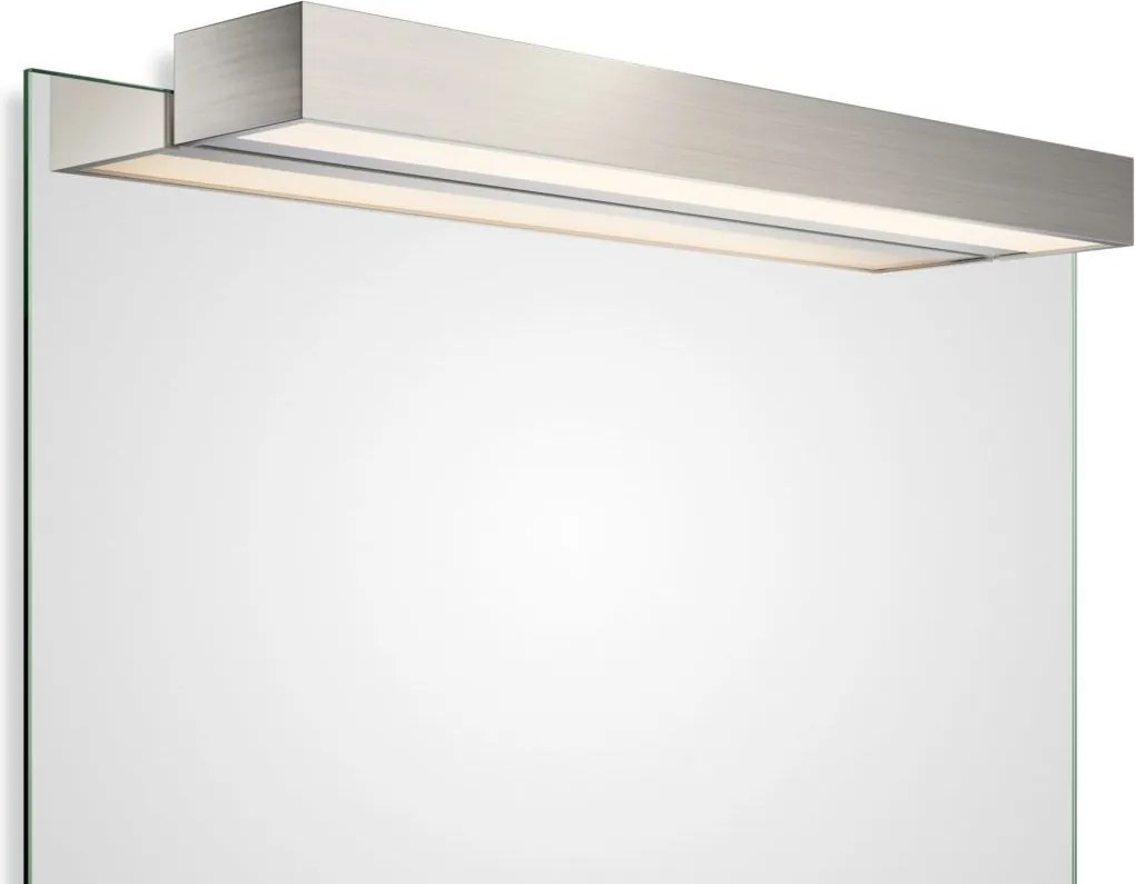 Světlo nad zrcadlo Box Clip On LED 60 cm nikl