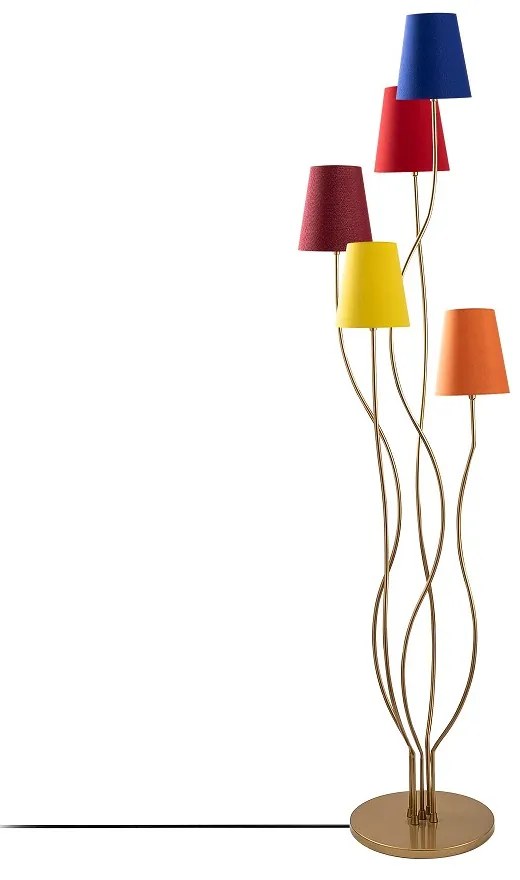 Designová stojanová lampa Daneil IV 160 cm vícebarevná