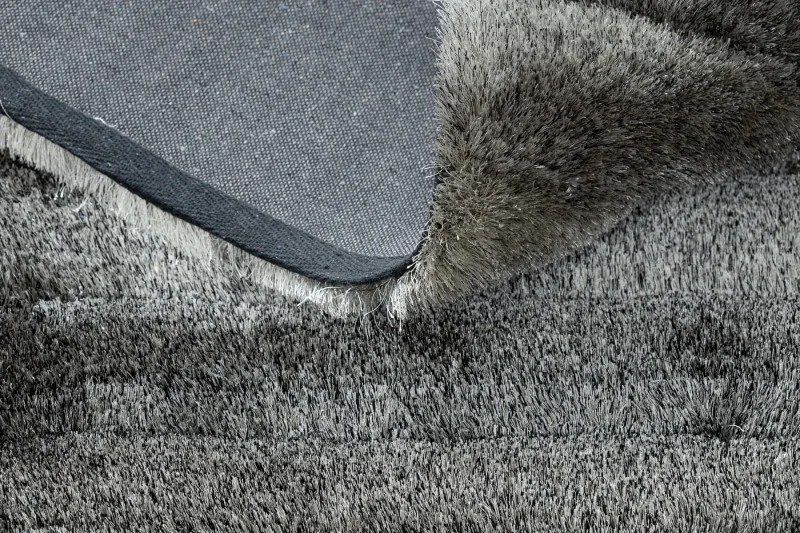 Dywany Łuszczów, Kusový koberec Flim 007-B6 Stripes grey, 160x220, šedá, ložnice