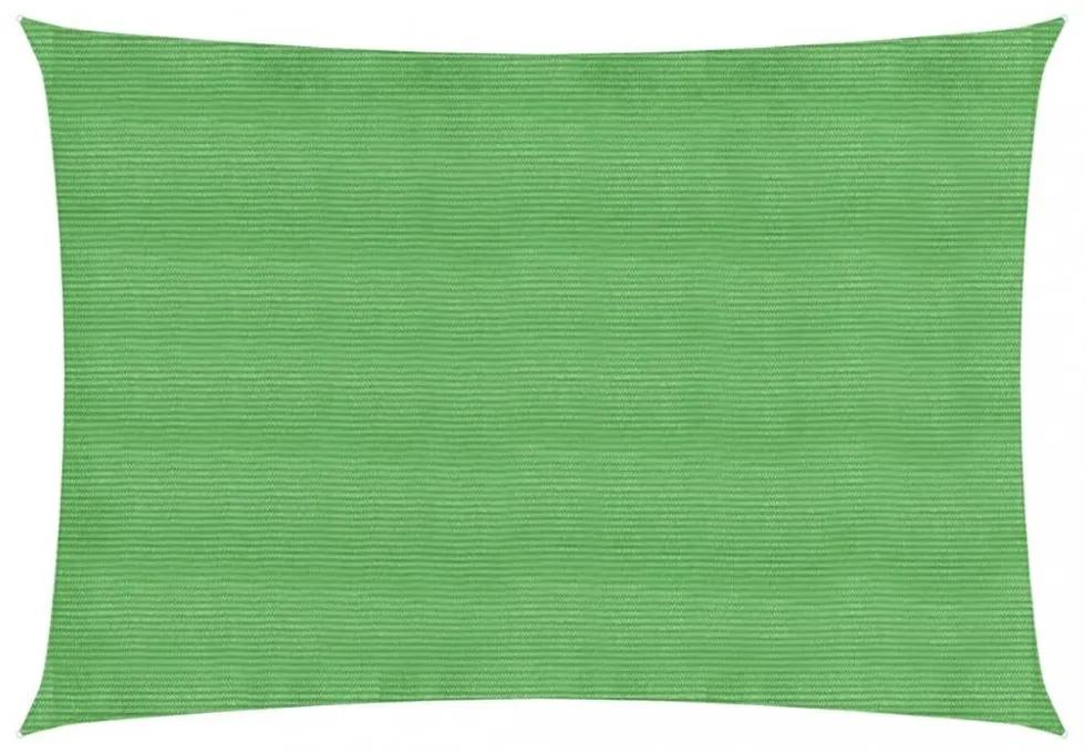Stínící plachta obdélníková HDPE 2,5 x 3 m Dekorhome Světle zelená