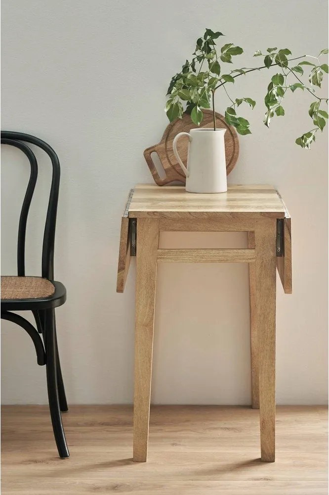 Rozkládací jídelní stůl s přídavnou deskou z mangového dřeva 43,5x60 cm Derri – Ellos Home