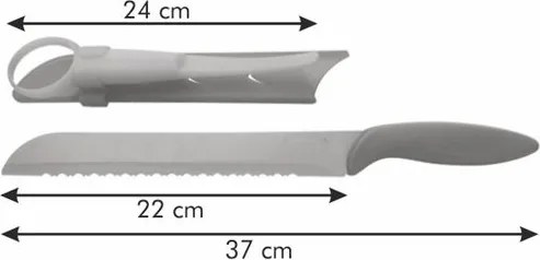 TESCOMA Antiadhezní nůž na cukrové melouny PRESTO TONE 22 cm