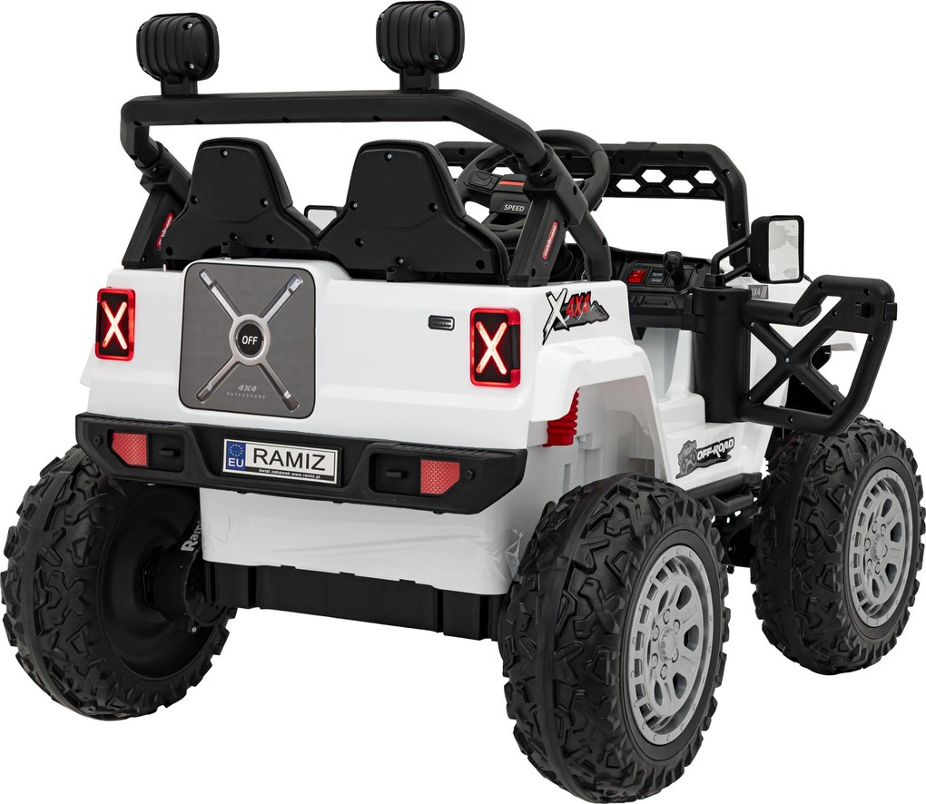 Ramiz Dětské elektrické auto OFF ROAD Speed Bílé