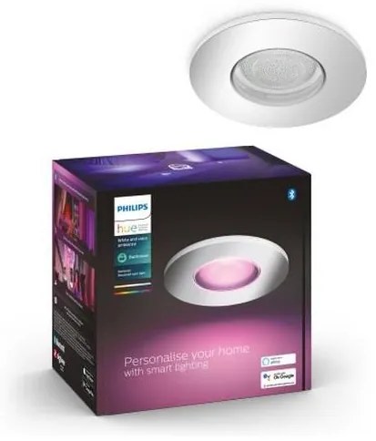 Philips - LED RGB Stmívatelné koupelnové svítidlo Hue 1xGU10/5,7W/230V IP44