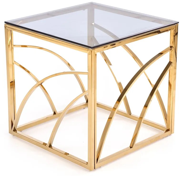 Halmar Konferenční stolek Universe čtverec, sklo