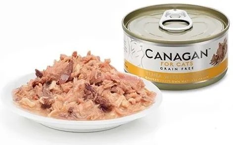 Canagan konzerva tuňák a kuře 75g  56800
