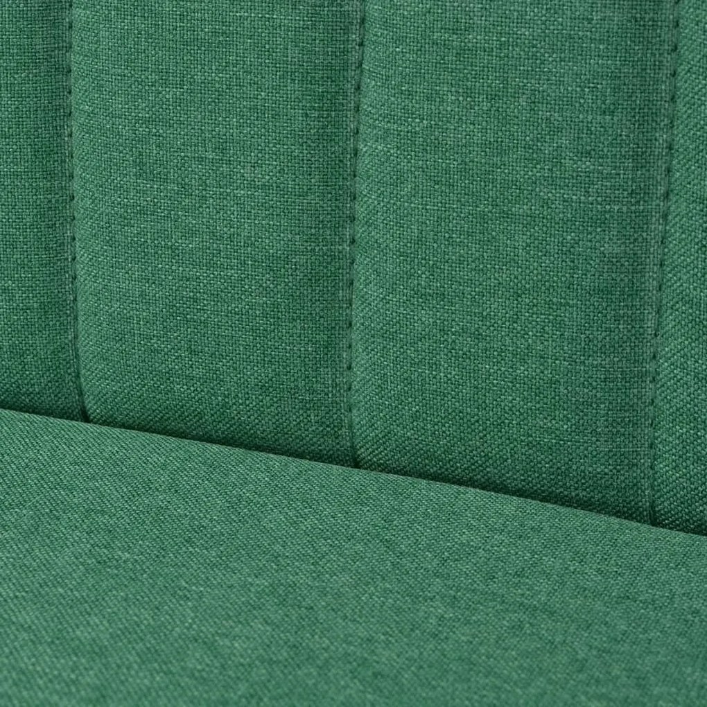 Pohovka textil 117 x 55,5 x 77 cm zelená