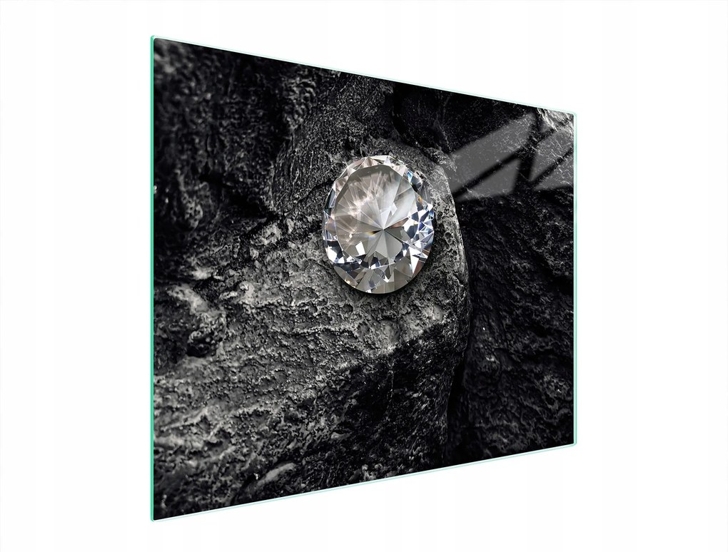 Skleněná Krájecí Deska 52x40 Diamant Tvrzené Sklo