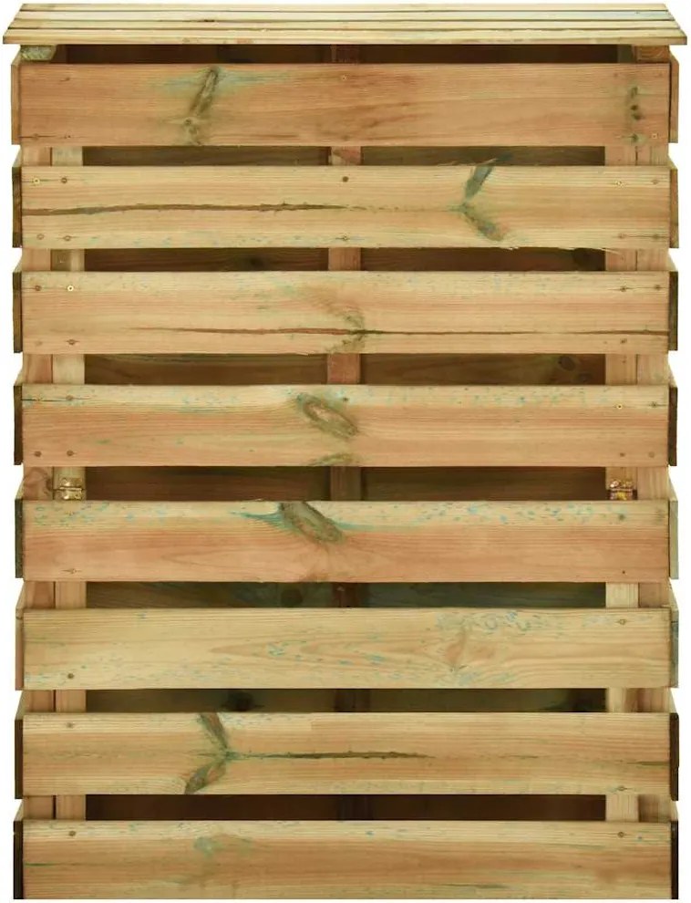 Laťkový zahradní kompostér 2 ks 80 x 50 x 100 cm borovice 3078136