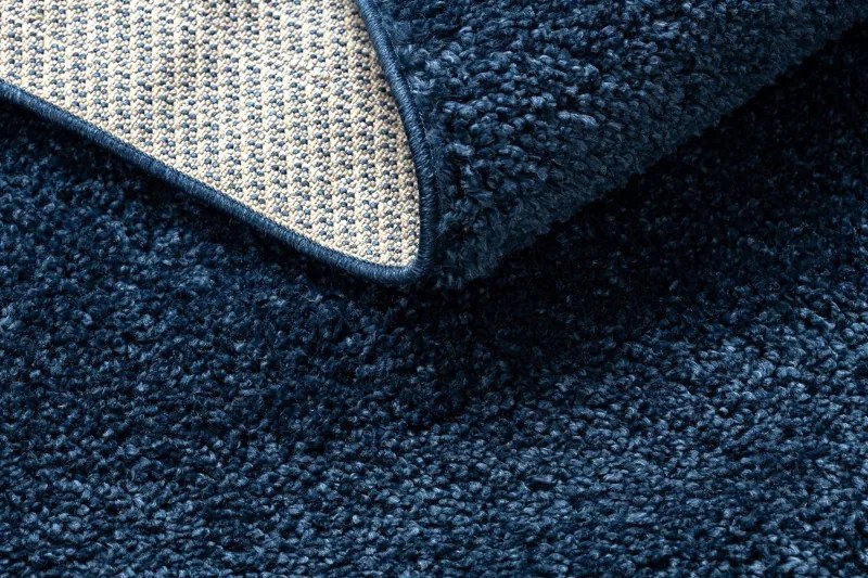 Dywany Łuszczów, Kusový koberec Berber 9000 navy, 200x290, modrá, obývací pokoj