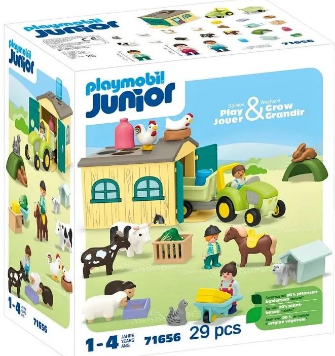 Playmobil 71656 junior: dobrodružství na farmě