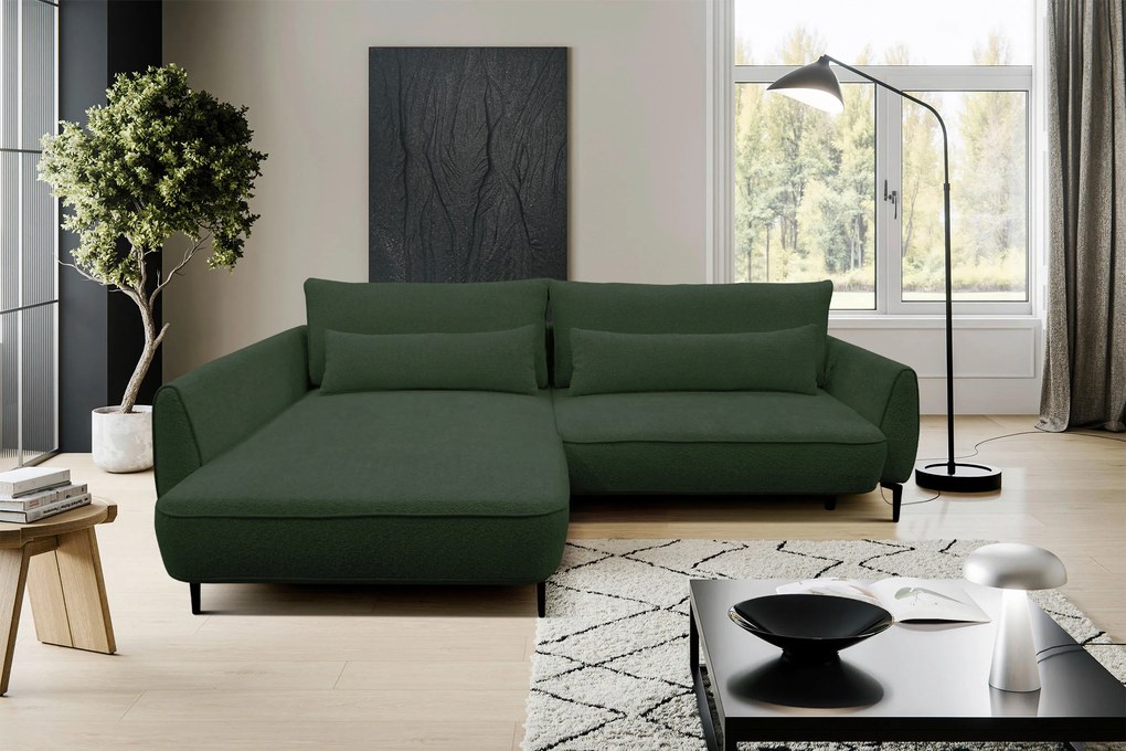 XXXLutz ROHOVÁ SEDAČKA, textil, tmavě zelená MID.YOU - Sedací soupravy - 001574005709