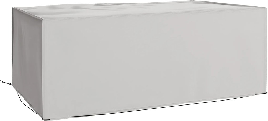 Ochranný kryt pro zahradní nábytek Zimní nepromokavý kryt Anti-UV plachta 600D Oxford 210 x 140 x 80 cm Šedá barva
