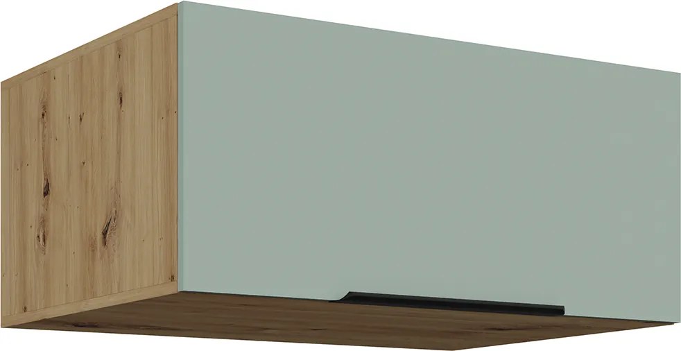 ARIA st | horní skříňka 80 NAGU-36 1F výklopná | 80 cm | HLUBOKÁ | ANTI FINGERPRINT povrch | artisan/aquamarine
