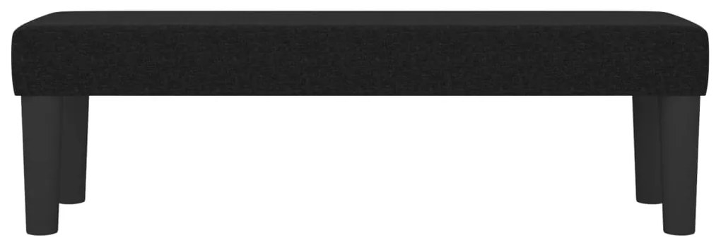 Lavice černá 100x30x30 cm textil - Default Title