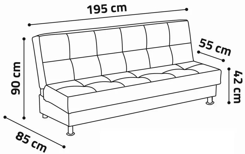 Pohovka Dream XI světle zelená - FALCO