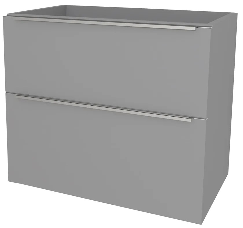 Mereo Mereo, Mailo, koupelnová skříňka 81 cm, chrom madlo, Multidecor, CN591SSEDA