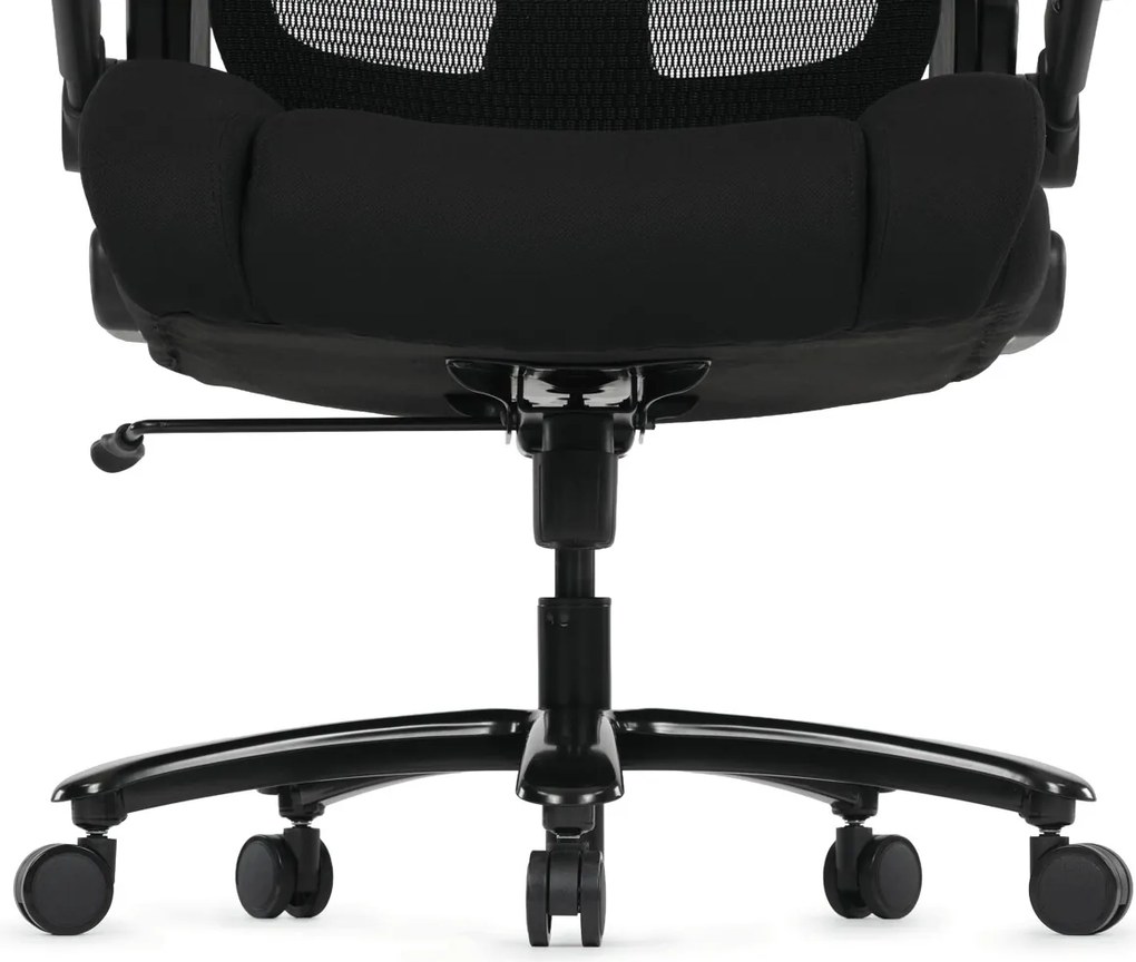 Ergonomická kancelářská židle AIR - černá síťovina / látka