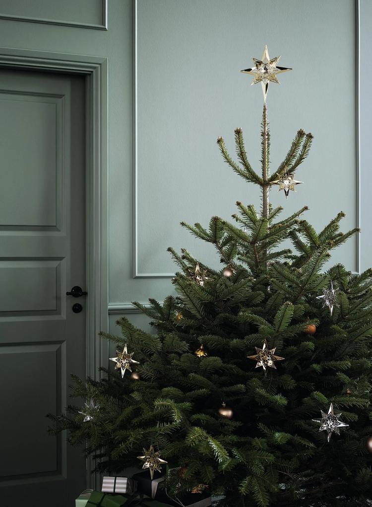 Hvězda na vánoční stromek Karen Blixen stříbrná