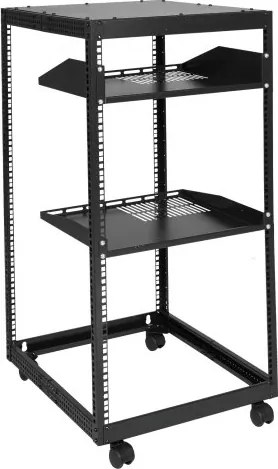 20U serverový stojan s otevřeným rámem, 38,1–101,6 cm
