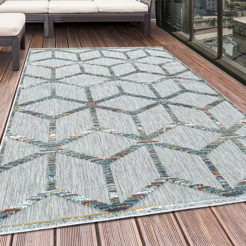 Ayyildiz, Kusový koberec Bahama 5151 Multi – na ven i na doma, 140x200, vícebarevná, chodba / předsíň