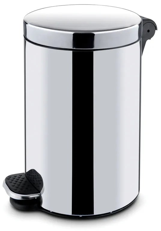 Nášlapný odpadkový koš 30 L, nerez lesklý