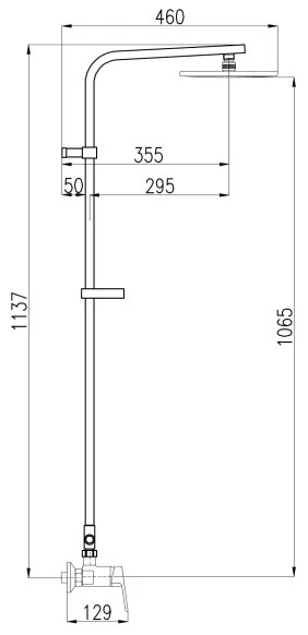 RAV Slezák CO182.5/6 - Sprchová sada s vodovodní baterií COLORADO lesklý chrom