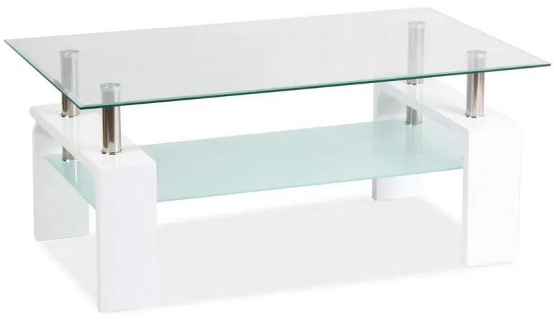 Casarredo Konferenční stolek LISA BASIC II - bílý