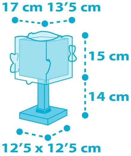 Dalber 63471 - Dětská lampička BABY SHARK 1xE14/60W/230V