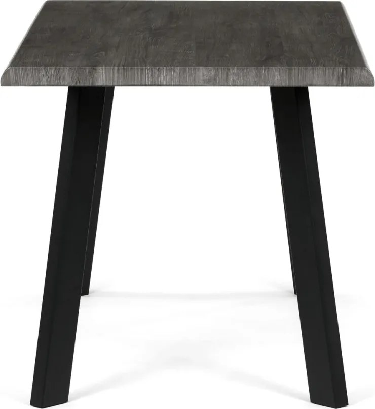 Jídelní stůl HT-F4514 GREY, mdf, šedý dub (140 x 80) cm hnědá