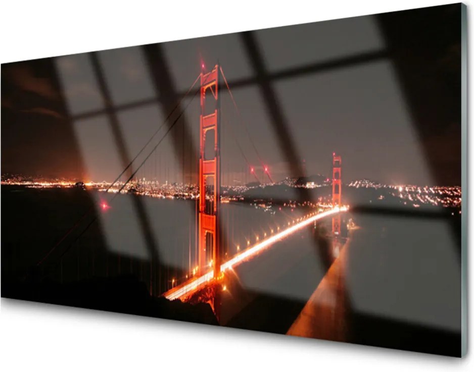 Akrylové obraz Skleněný Most Architektura