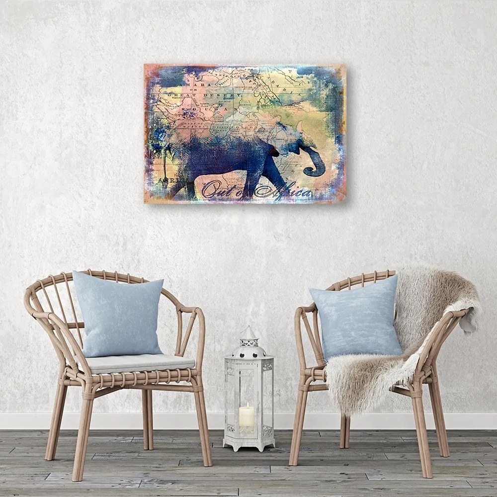 Gario Obraz na plátně Slon na výletě - Andrea Haase Rozměry: 60 x 40 cm