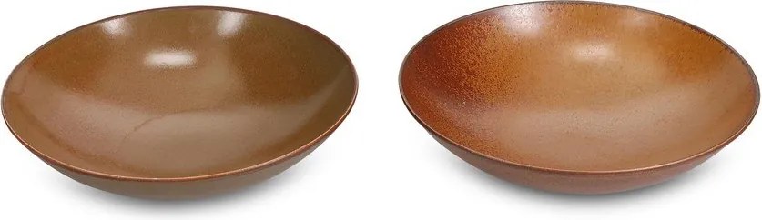 Hnědá porcelánová mísa ø 21 cm Ovio – BonBistro
