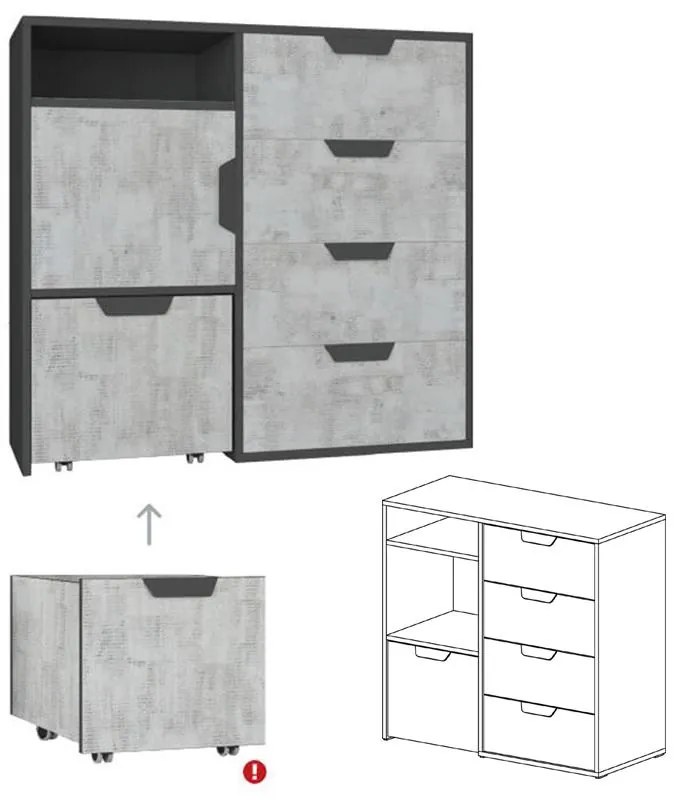 Nano - komoda NA8 - enigma