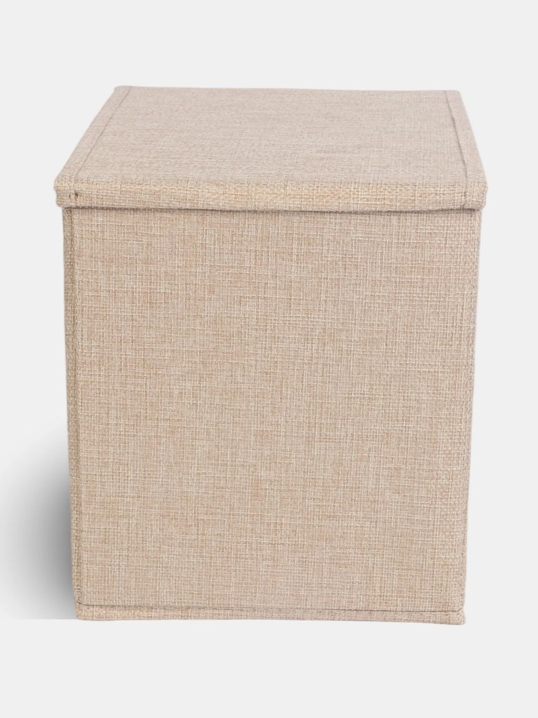 Sinsay - Úložný box s víkem a úchytkou - béžová