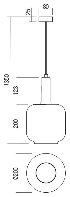 Smarter Závěsné svítidlo Brina, ø20cm